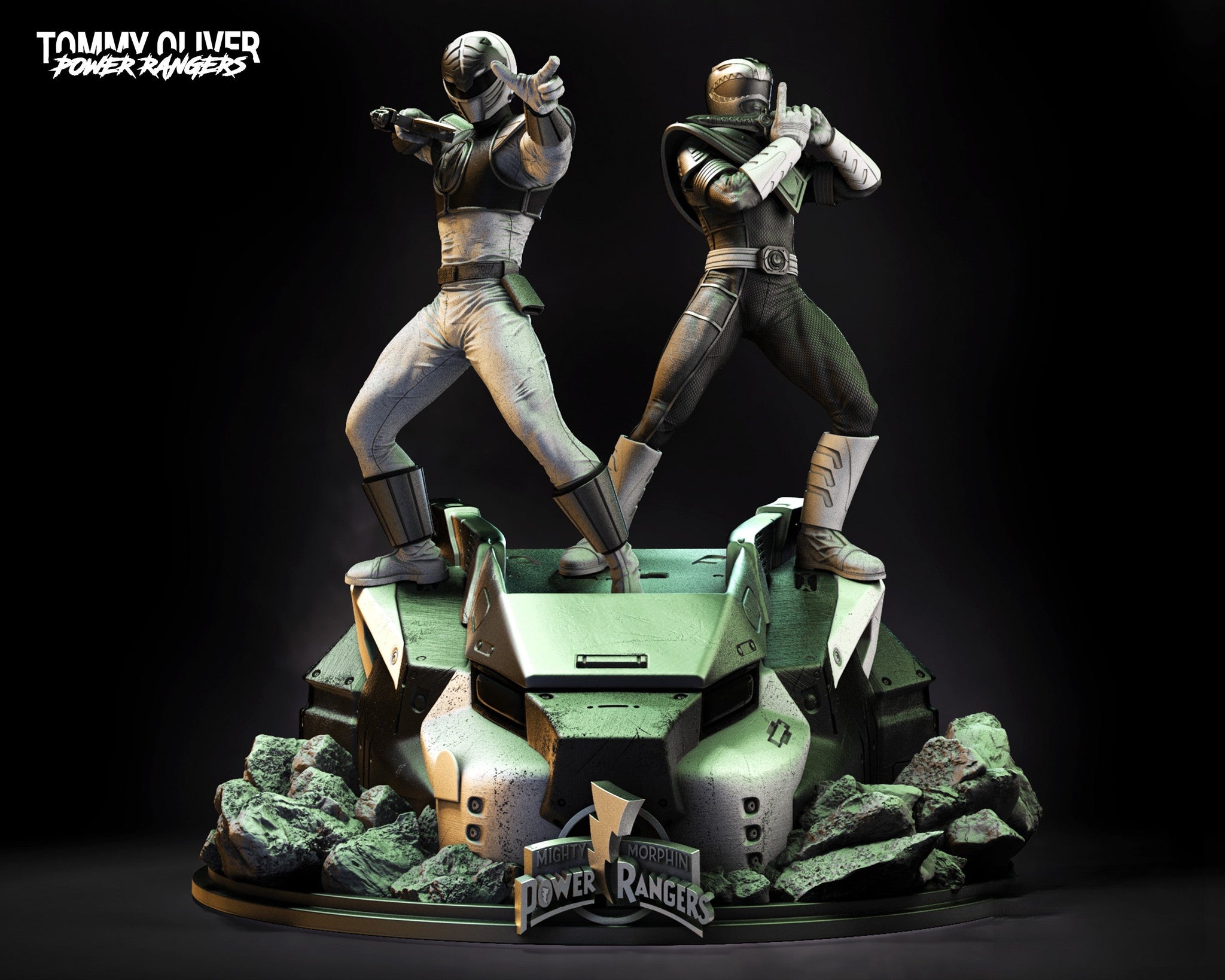 Green Ranger - Power Ranger - STL 3D Print Files – My Stl