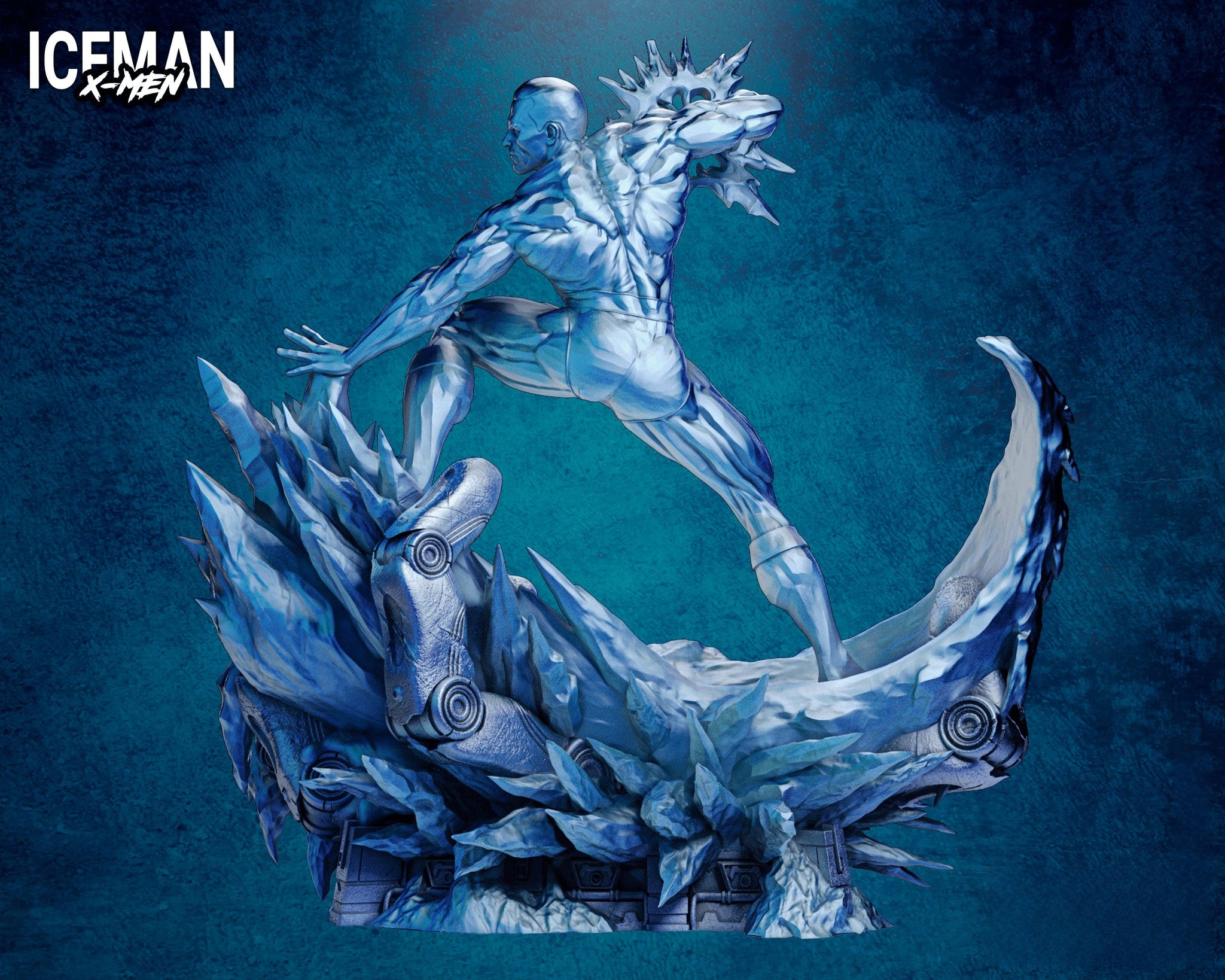 Iceman - X-men - STL 3D Print Files – My Stl