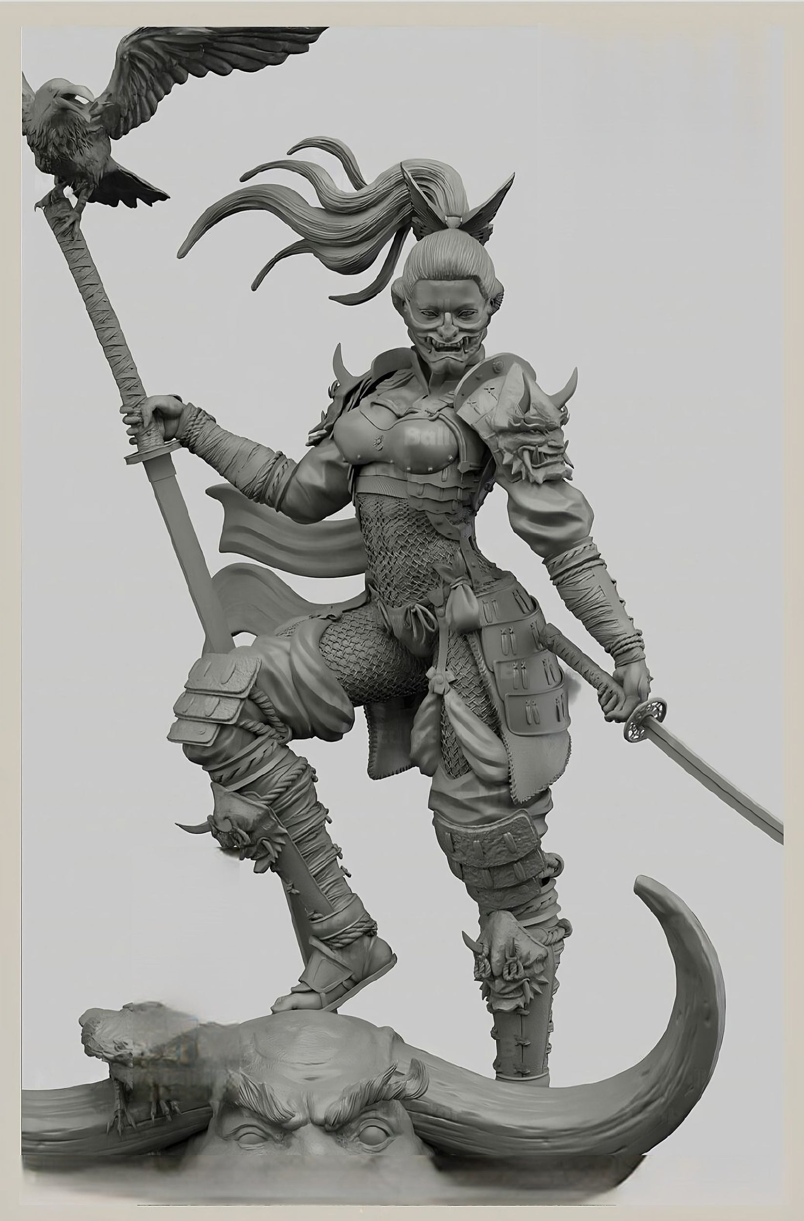 Lady Samurai Warrior NSFW- STL - 3d Print Files – My Stl