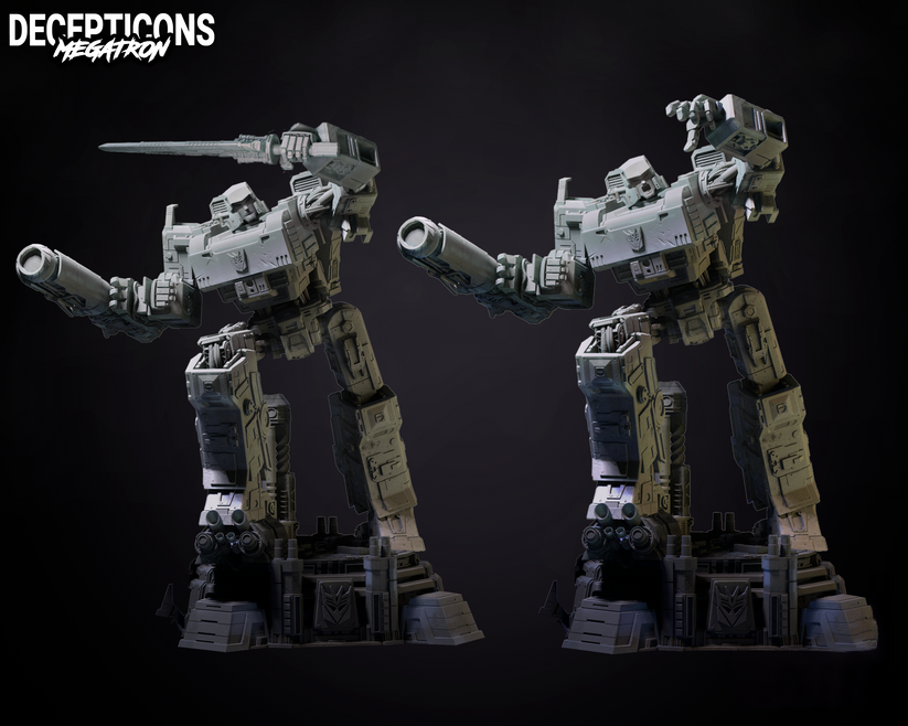 Megatron - Transformers - STL 3D Print Files – My Stl