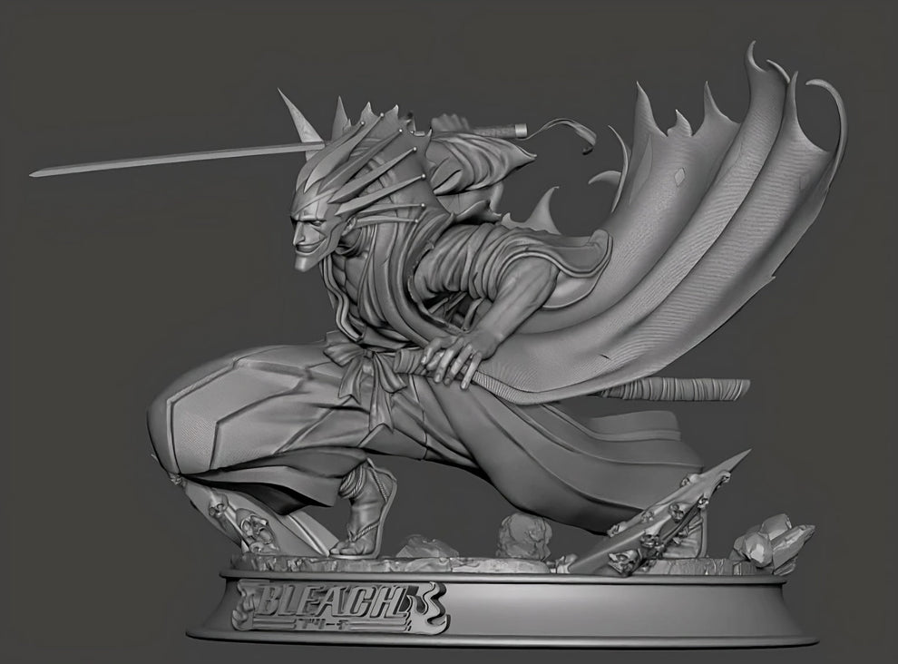 Zaraki Kenpachi - Bleach - STL 3D Print Files – My Stl