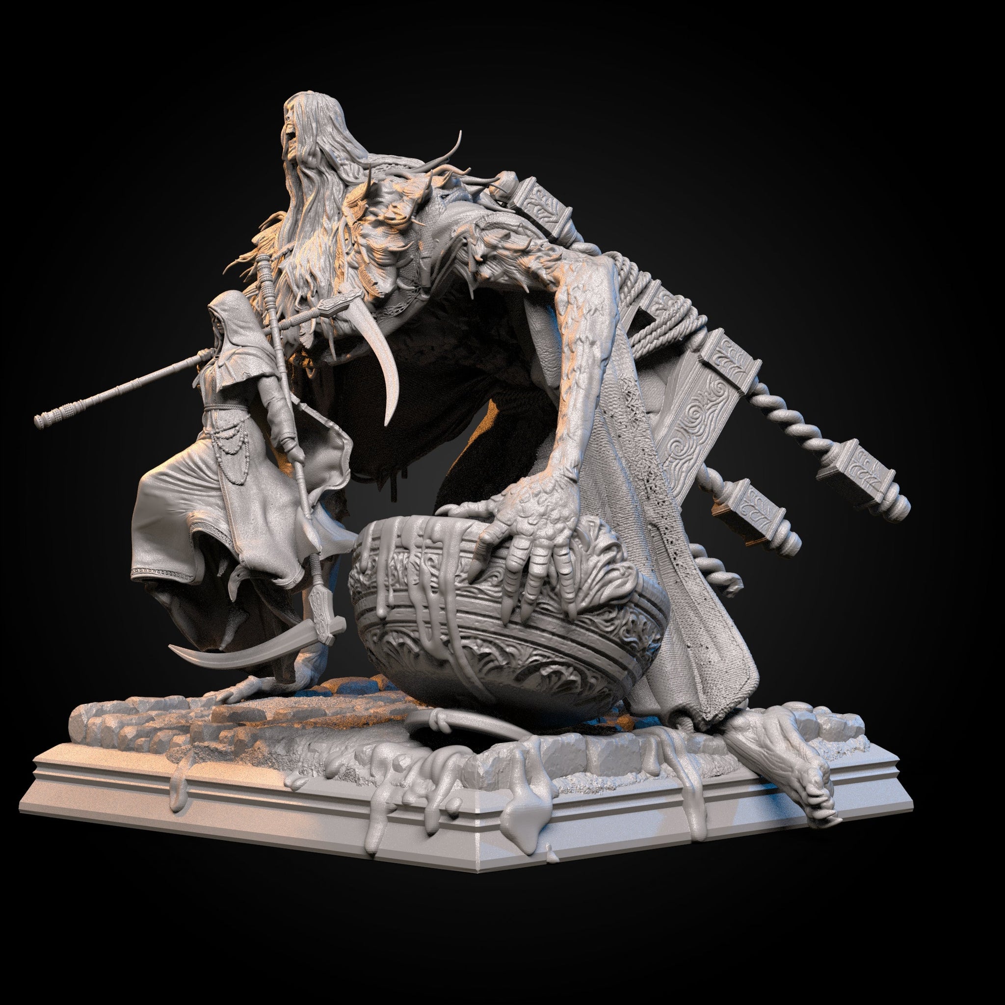 Sister Friede and Father Ariandel - Dark Souls 3 - STL 3D Print Files ...