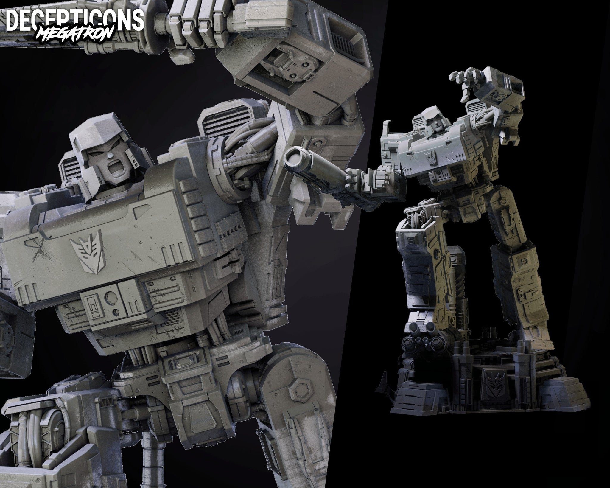 Megatron - Transformers - STL 3D Print Files – My Stl