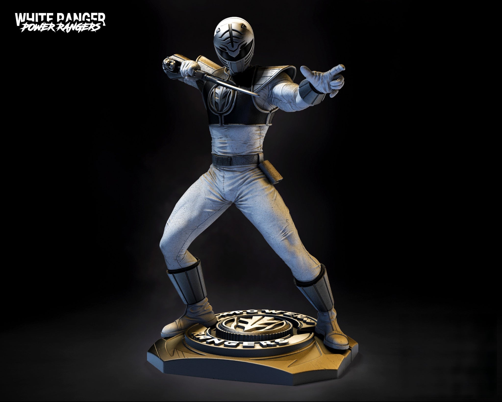 White Ranger - Power Ranger - STL 3D Print Files – My Stl