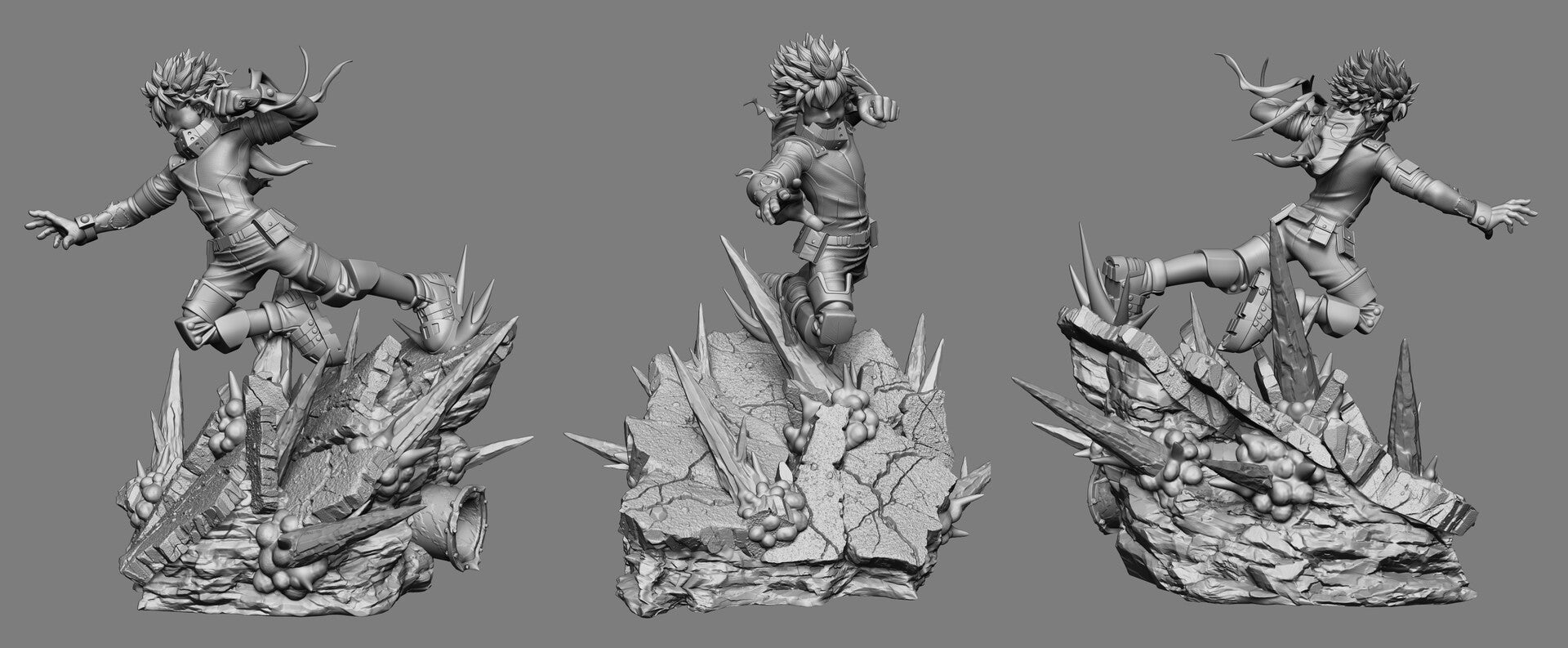 Midoriya vs Overhaul - My Hero Academia - STL 3D Print Files – My Stl