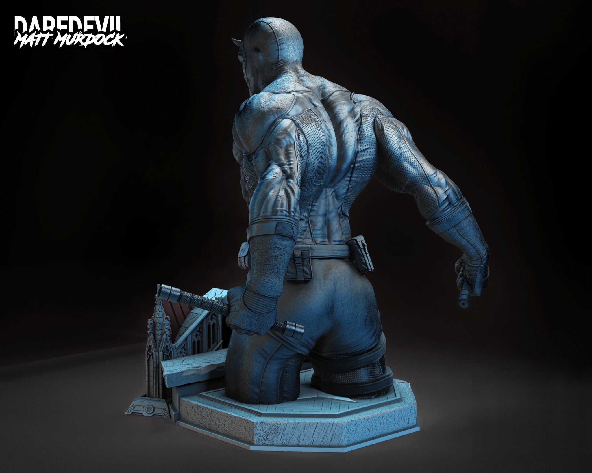 Daredevil Sculpture & Bust - Marvel Comics - STL 3D Print Files – My Stl
