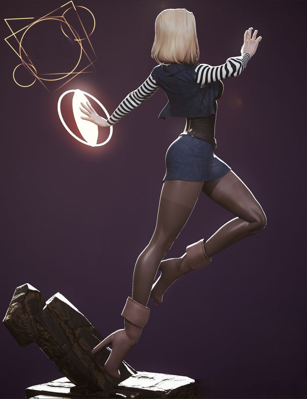2046 Android 18 - STL 3D Print Files – My Stl