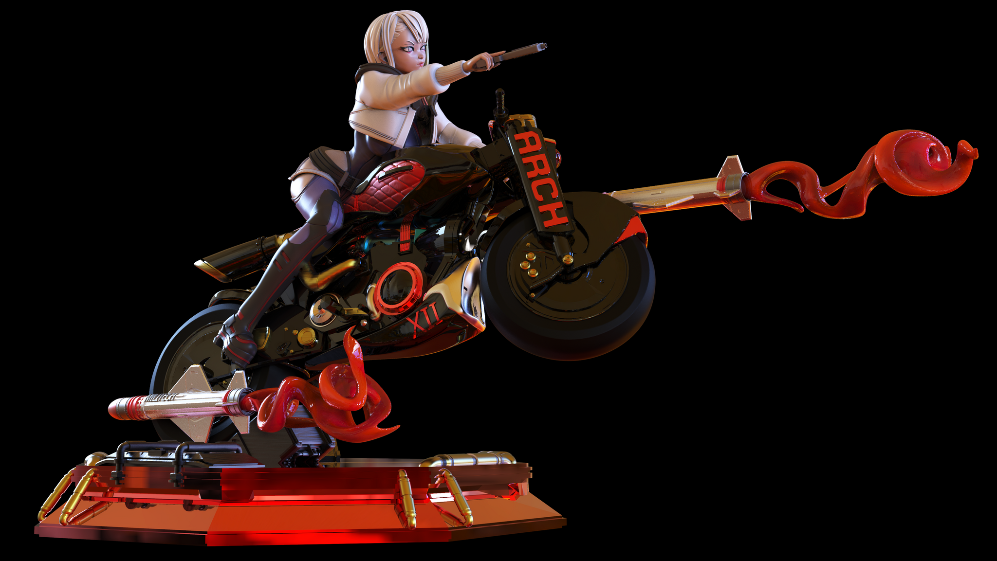 1834 Lucy Diorama - Cyberpunk Edgerunners - STL 3D Print Files – My Stl