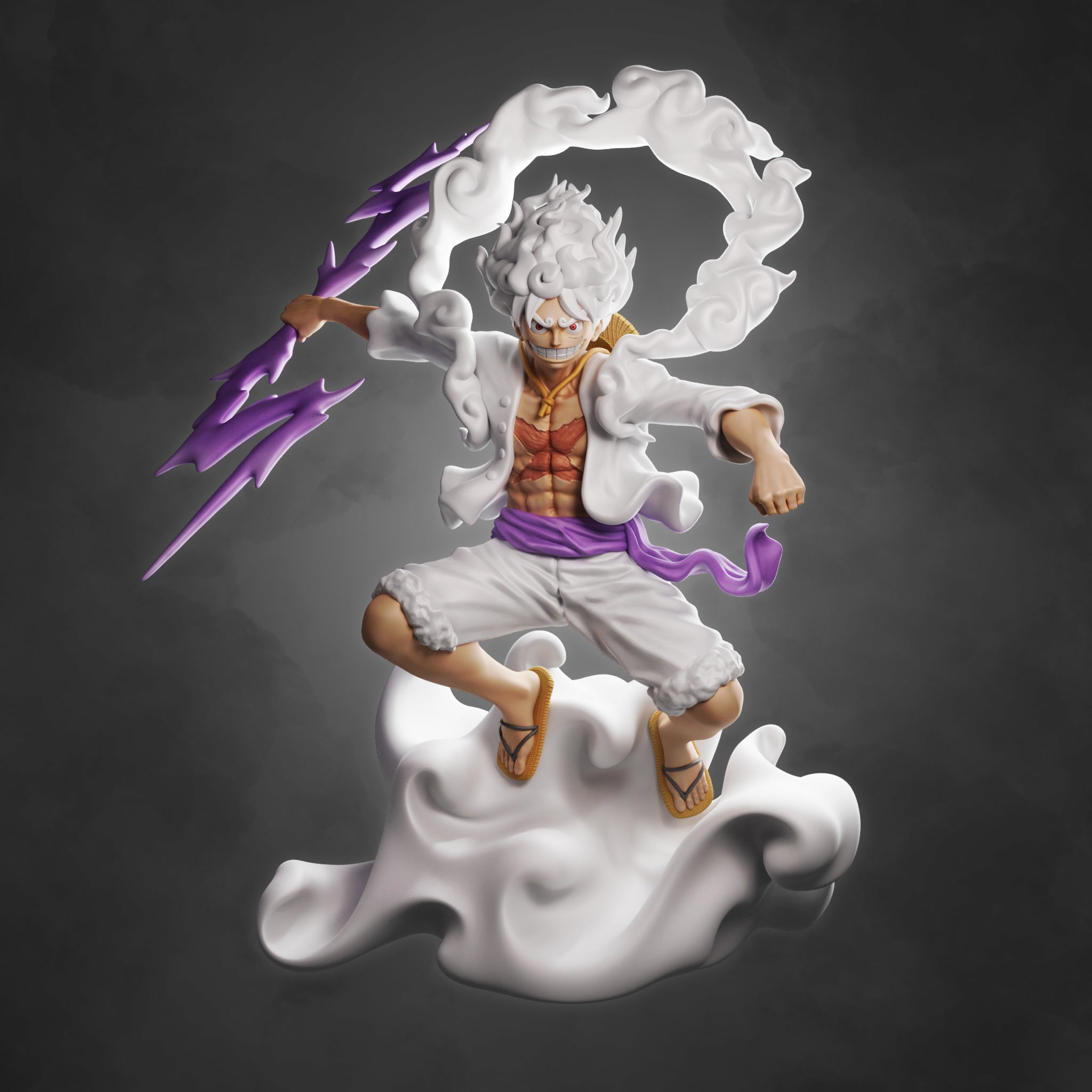 1589 Luffy Gear 5 - One Piece - STL 3D Print Files – My Stl