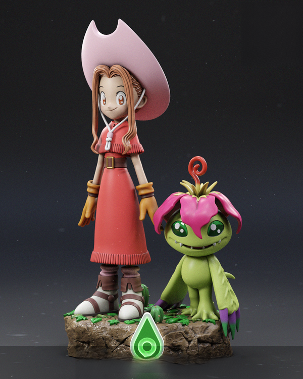 Mimi and Palmon - Digimon - STL 3D Print Files – My Stl