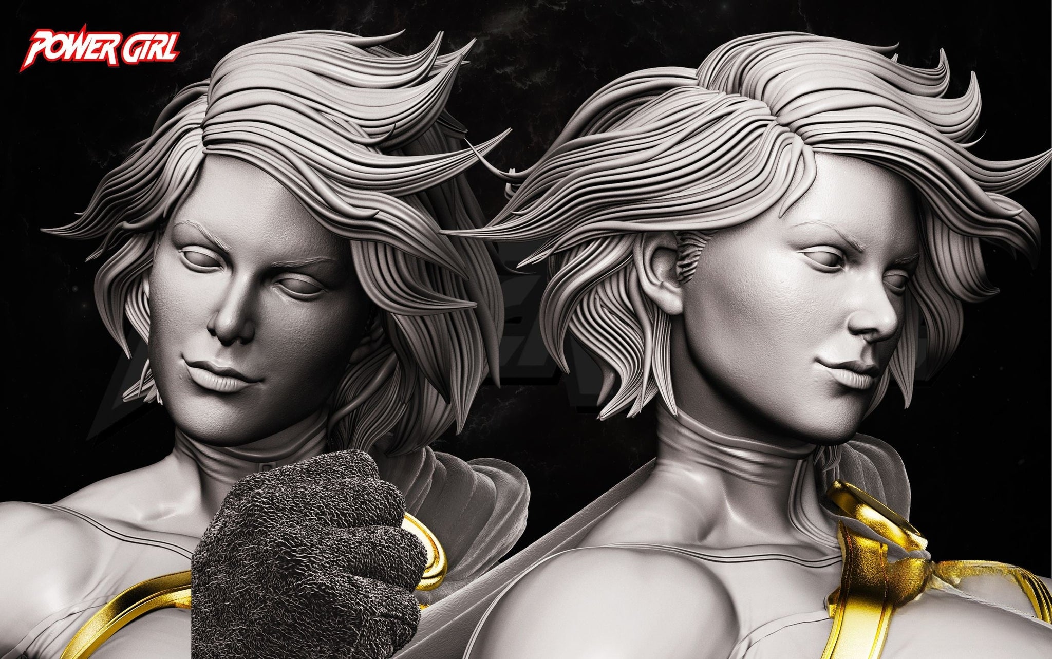 Power Girl - STL 3D Print Files – My Stl