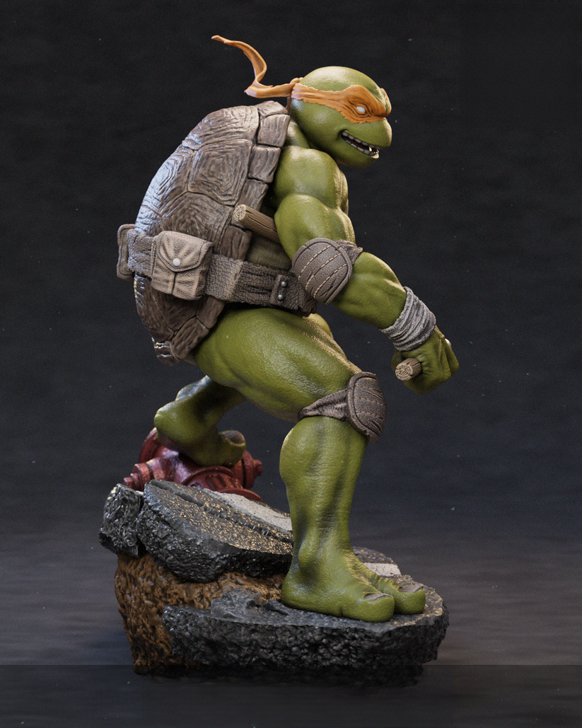 1286 Michelangelo - TMNT - STL 3D Print Files – My Stl