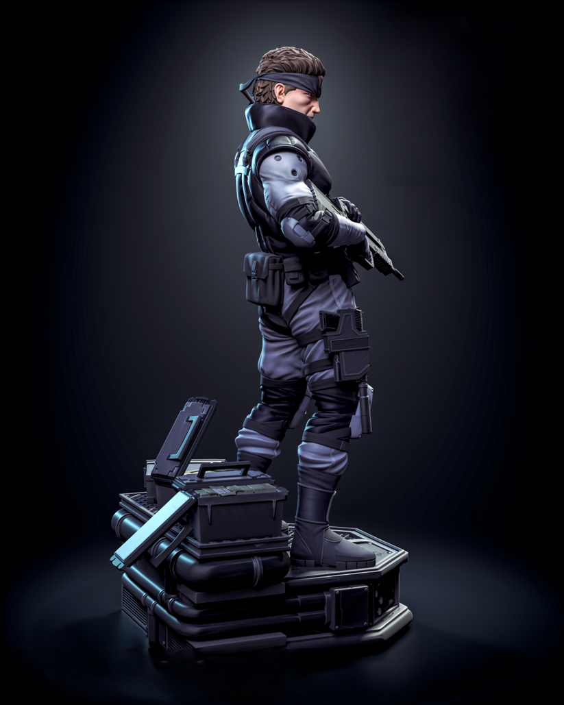 Solid Snake - Metal Gear - STL 3D Print Files – My Stl