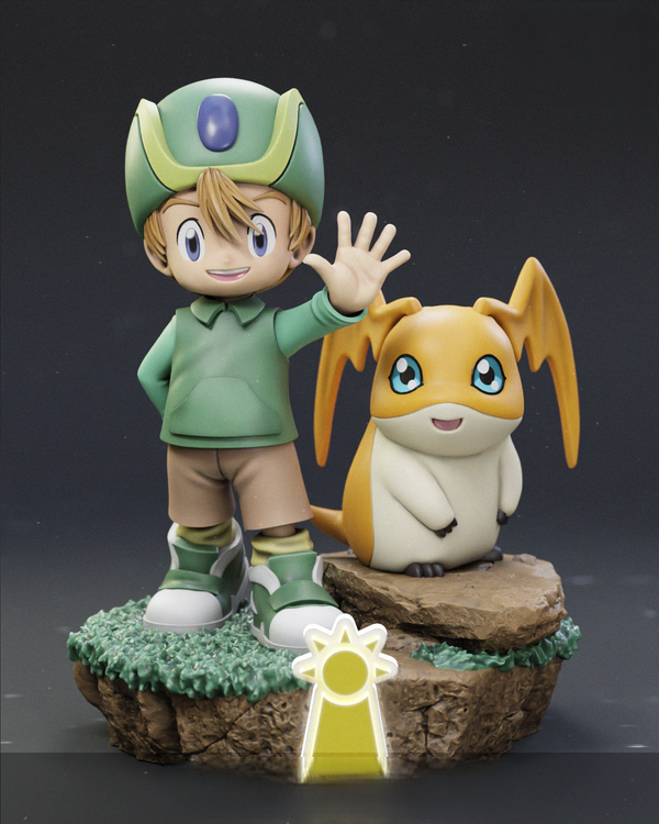 TK & Patamon - Digimon - STL 3D Print Files – My Stl