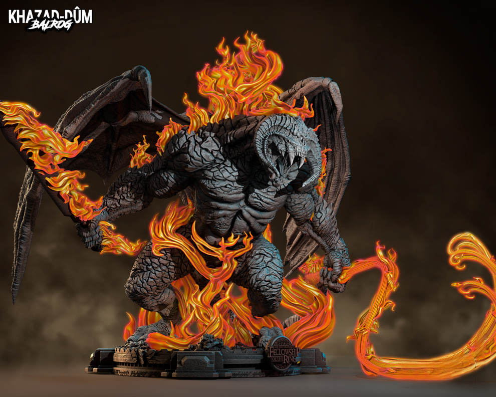 Balrog - The Lord of the Rings - STL 3D Print Files – My Stl