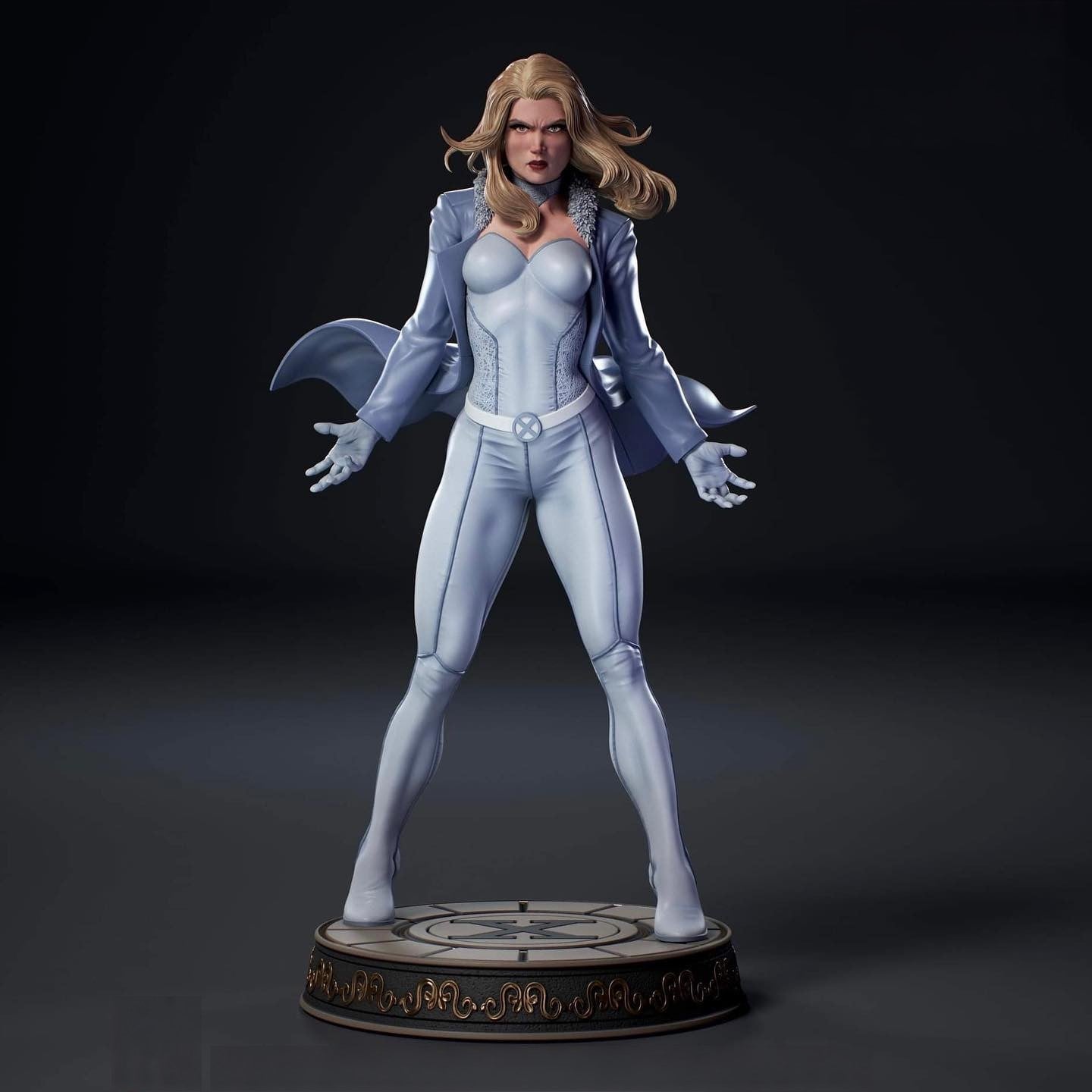 1511 Emma Frost X Men Stl 3d Print Files My Stl
