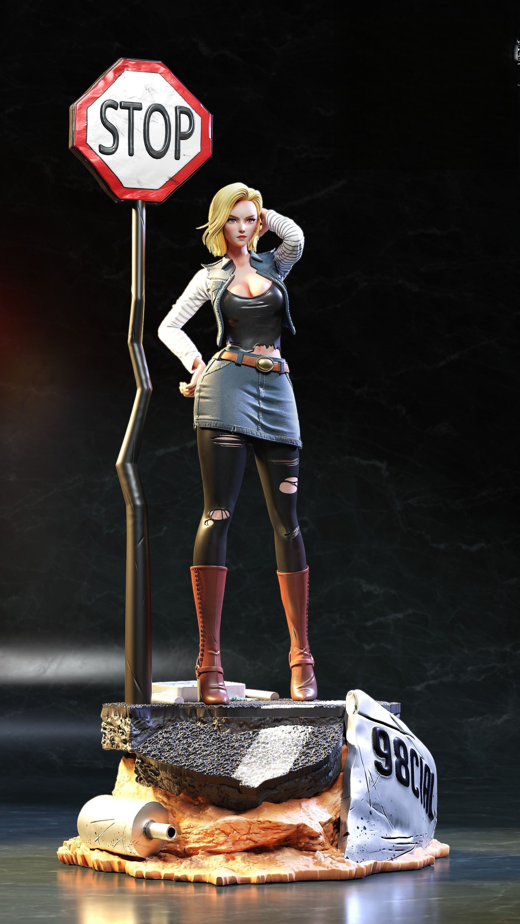 Android 18 - STL 3D Print Files – My Stl