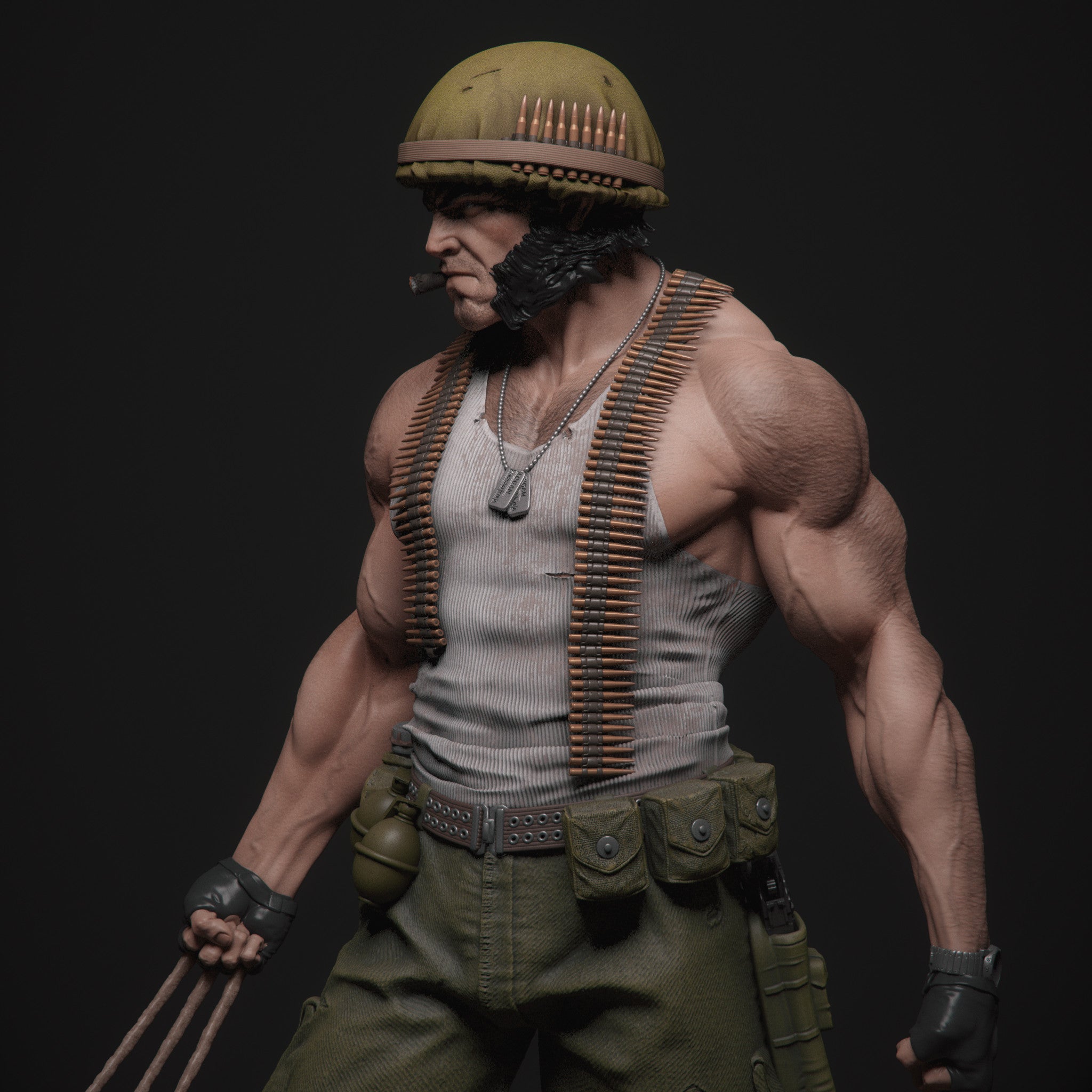 Soldier Wolverine - X-Men - STL 3D Print Files – My Stl