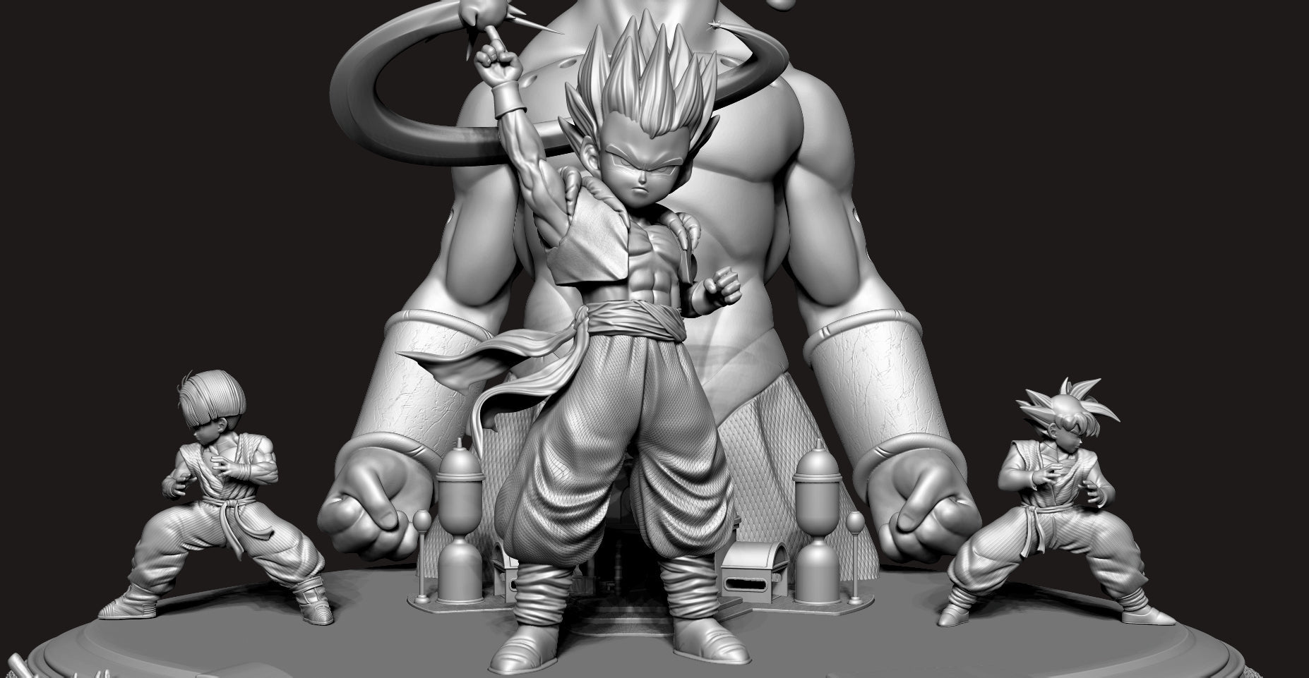 Gotenks Diorama - Dragon Ball Z - STL 3D Print Files – My Stl