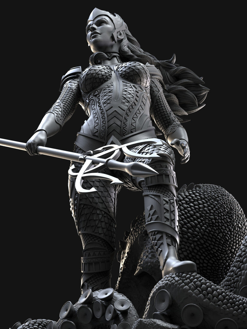Queen Mera - DC Comics - STL 3D Print Files – My Stl