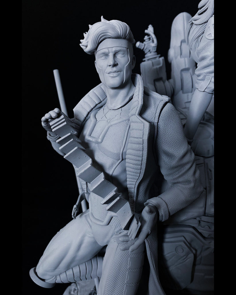 Gambit & Rogue - X-men - STL 3D Print Files – My Stl