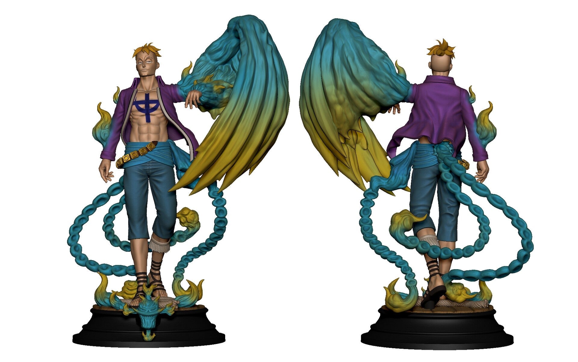 Marco - One Piece STL 3D Print Files – My Stl Marco - One Piece STL 3D Print Files – My Stl