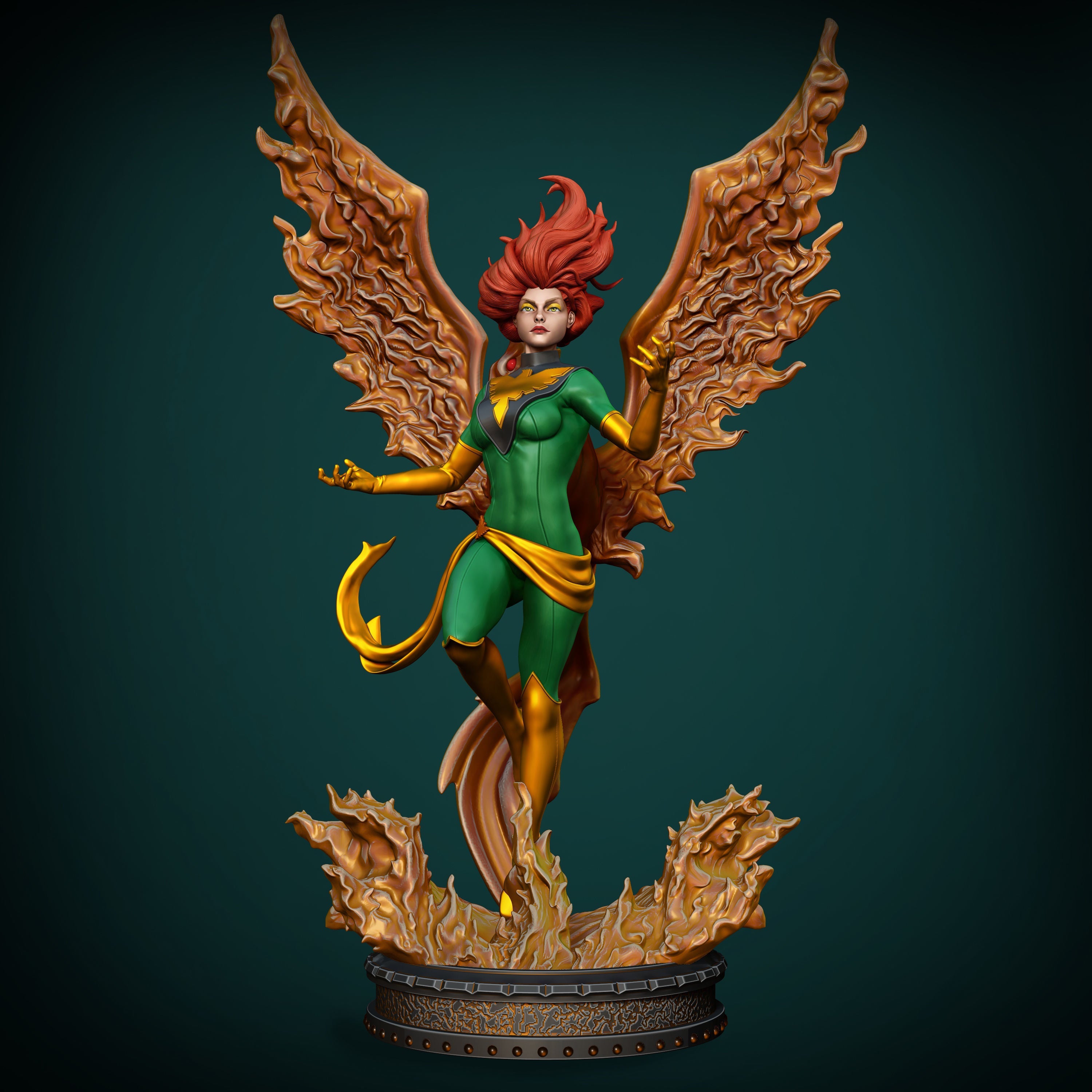 Jean Grey and Dark Phoenix - X-men - STL 3D Print Files – My Stl