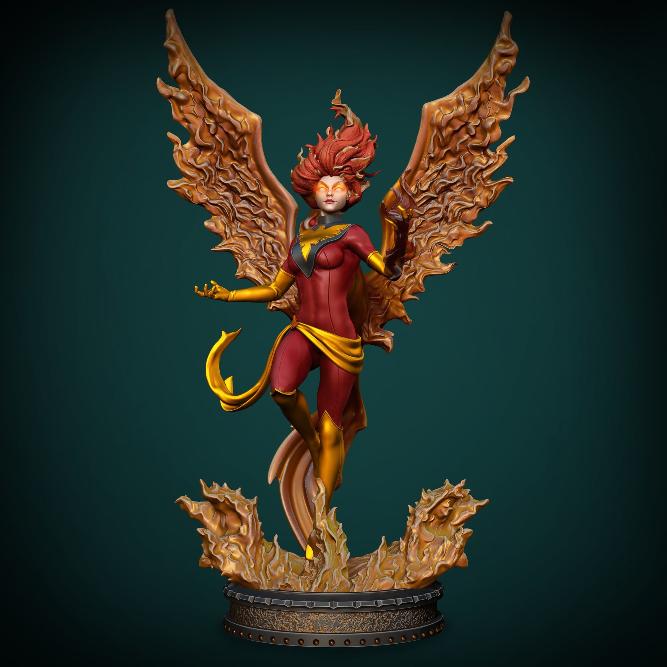 Jean Grey and Dark Phoenix - X-men - STL 3D Print Files – My Stl