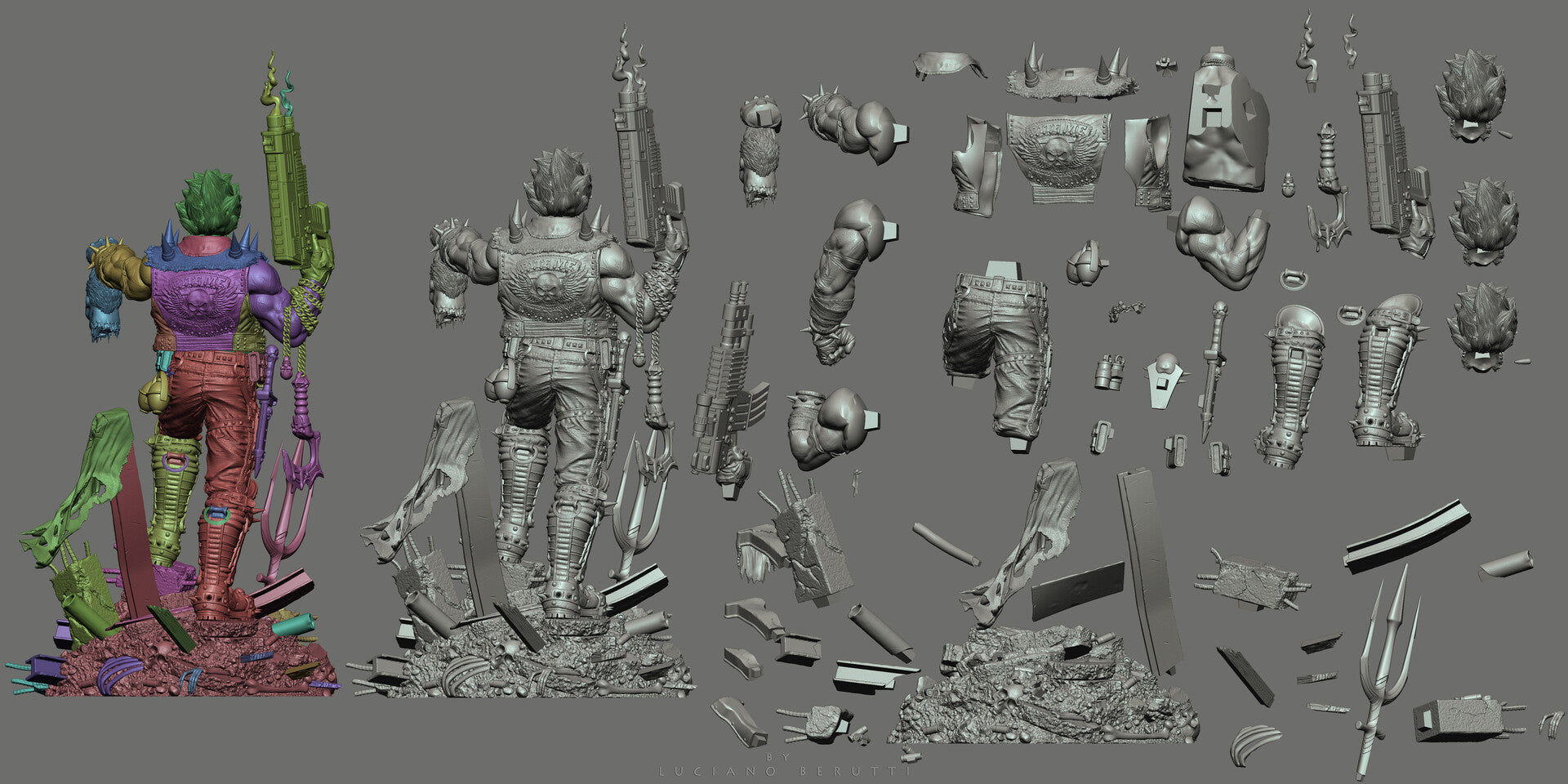Lobo - DC Comics - STL 3D Print Files – My Stl
