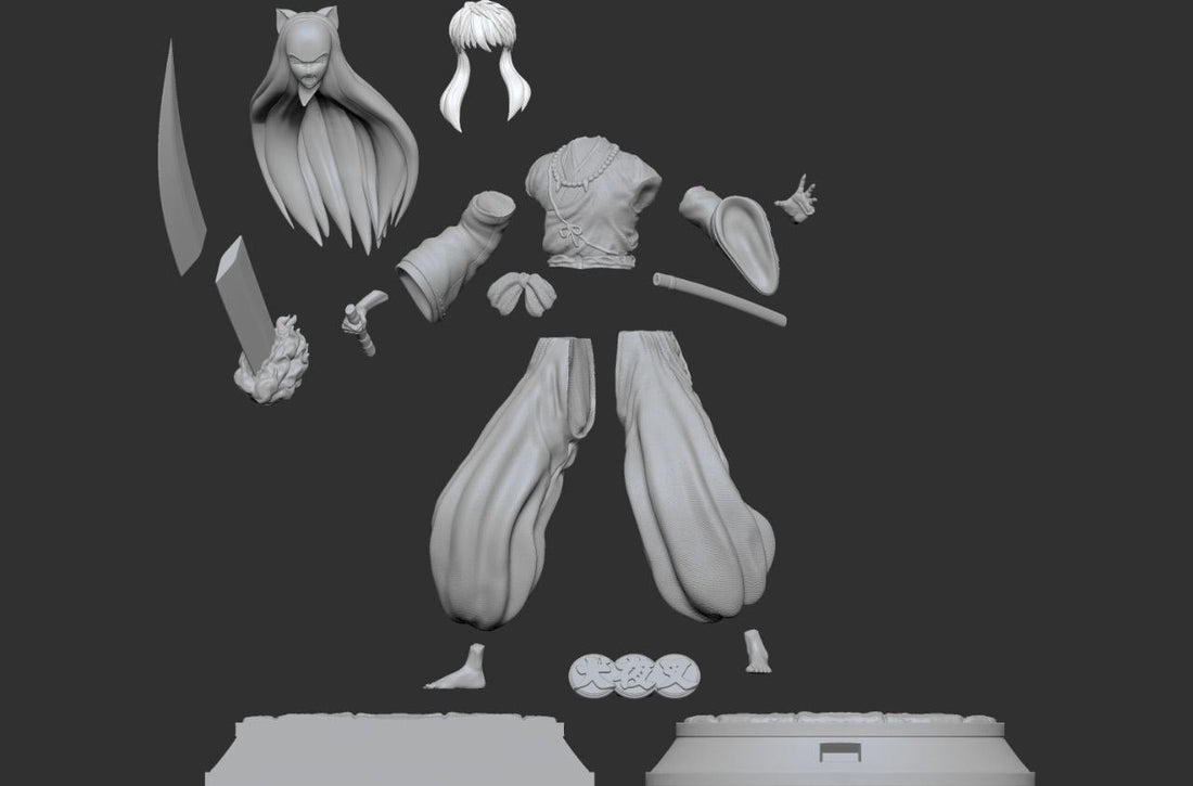 Inuyasha - Dog Demon - STL 3D Print Files – My Stl