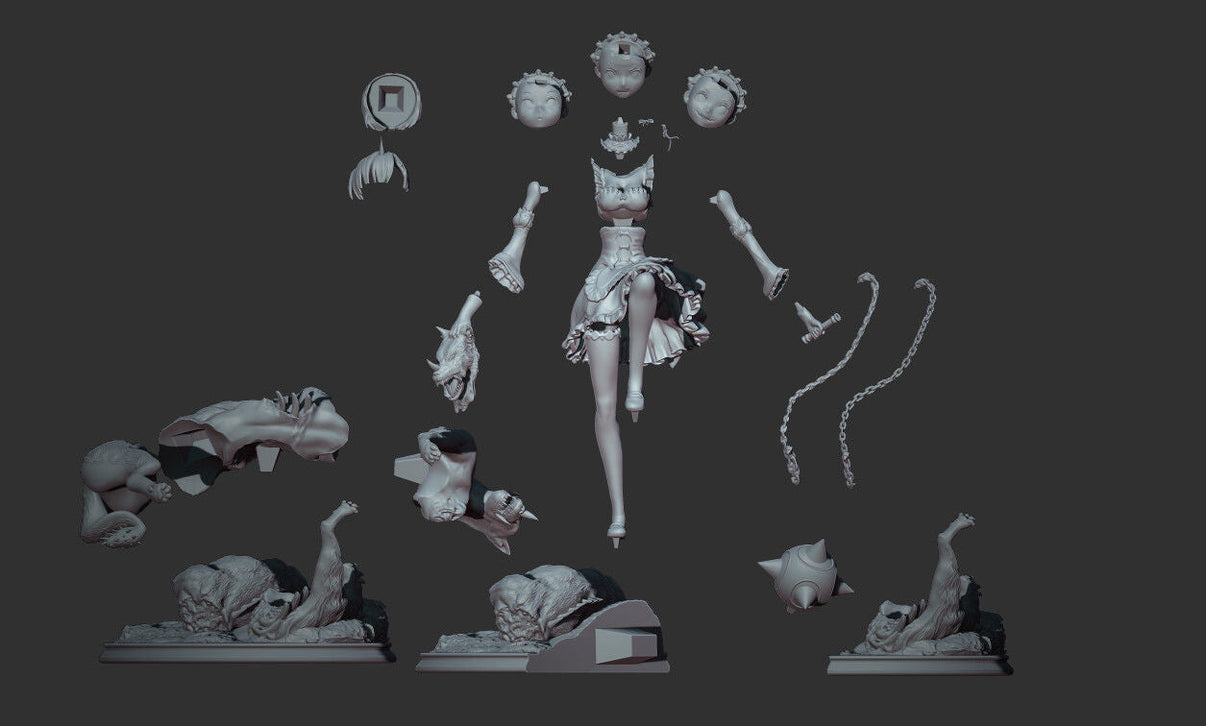 Rem - Re:Zero - STL 3D Print Files – My Stl