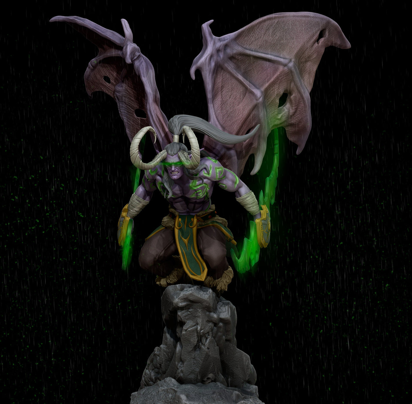 Illidan Stormrage - World of Warcraft - STL 3D Print Files – My Stl