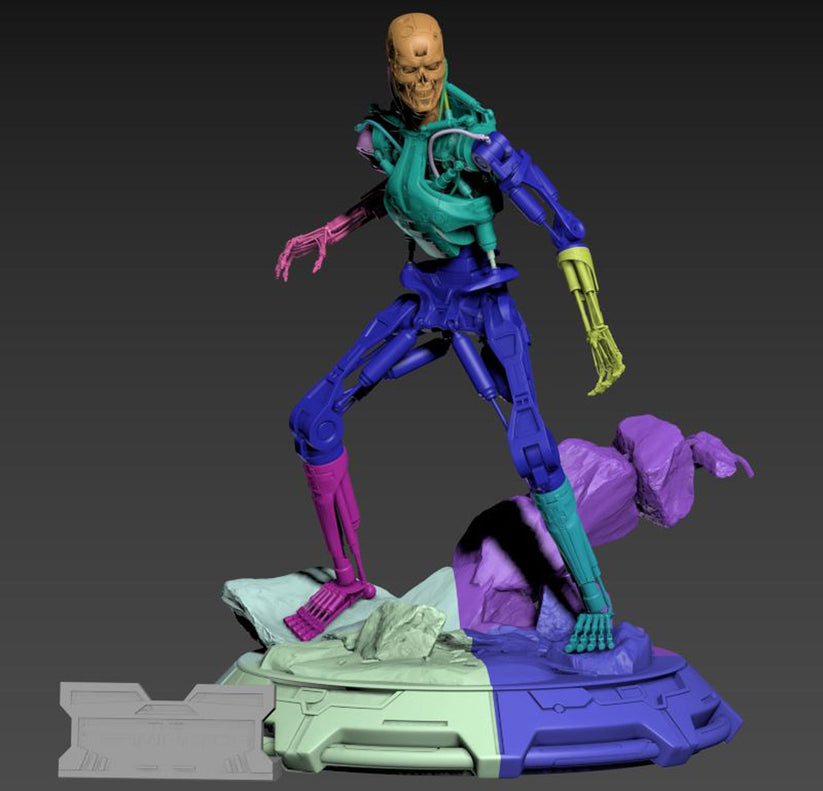 Terminator - T-800 Endoskeleton - STL 3D Print Files – My Stl