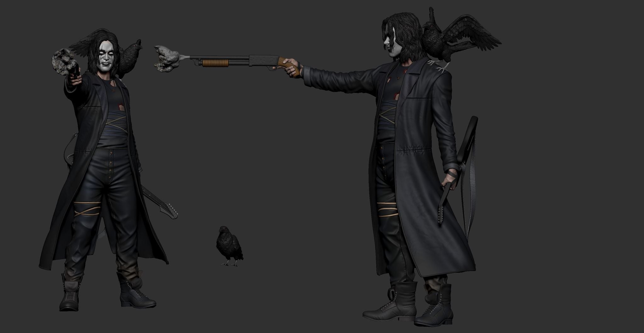 1851 The Crow - Eric Draven - STL 3D Print Files – My Stl