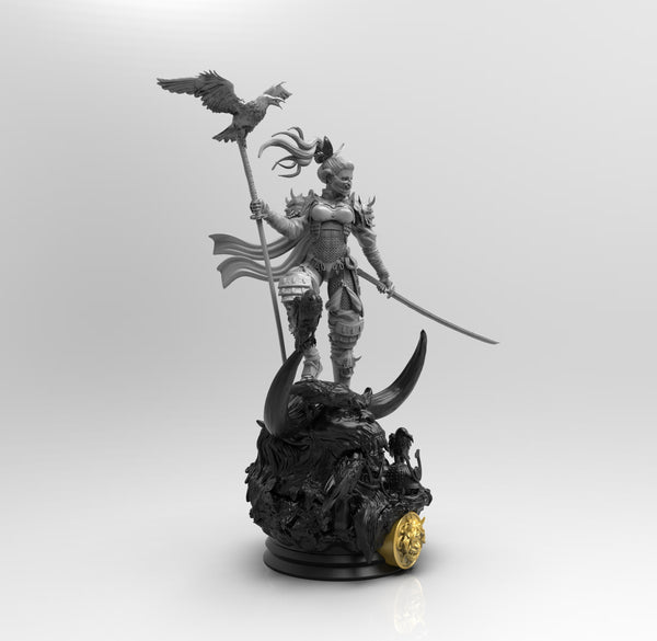 Lady Samurai Warrior NSFW- STL - 3d Print Files – My Stl