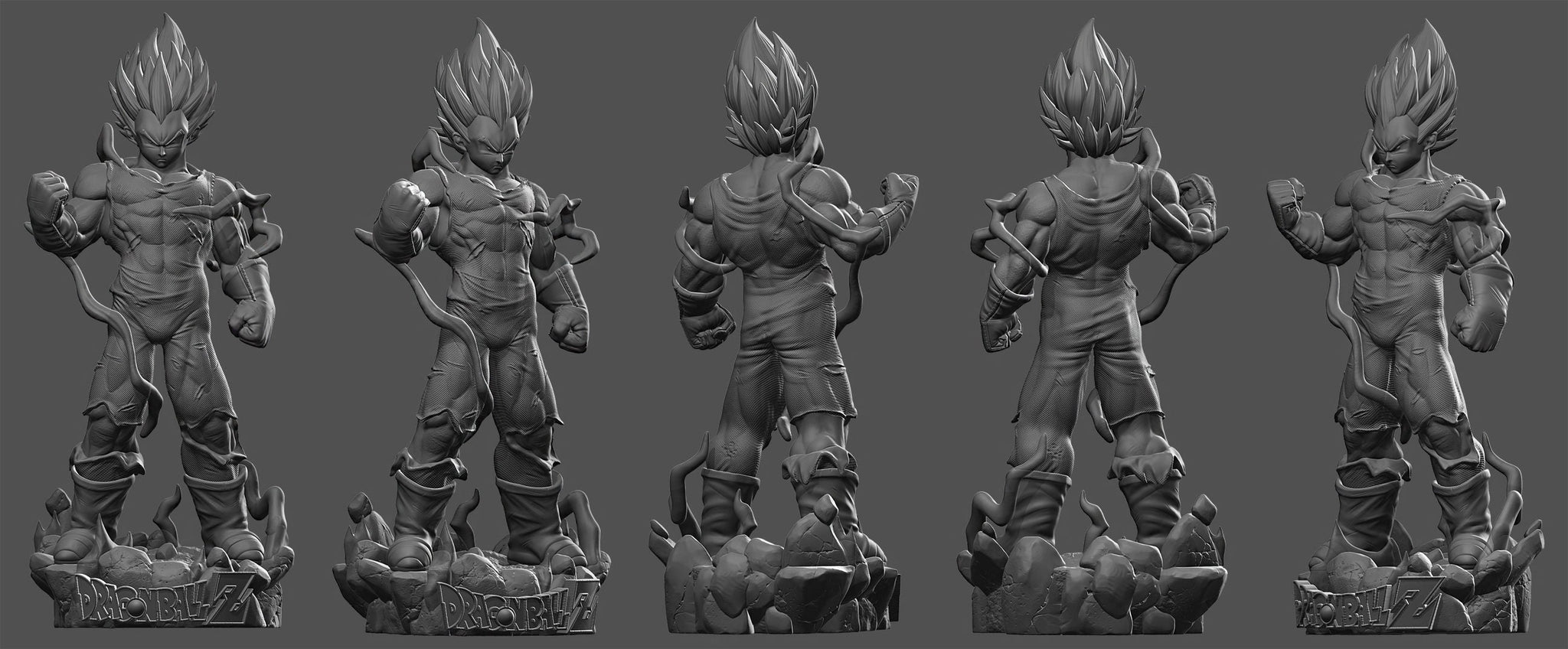 Vegeta - Super Saiyan - STL 3D Print Files – My Stl